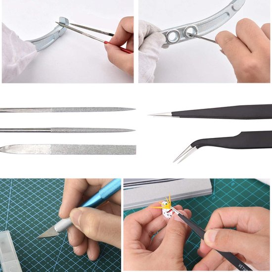 18-delige Model Gereedschap Kit voor Hobby Building Craft Set - Voor ...