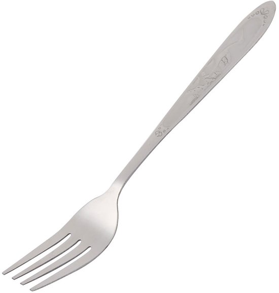 Ruilogod Stainless Steel Crane Pattern Home Utensil Dessert Fork 17cm | bol