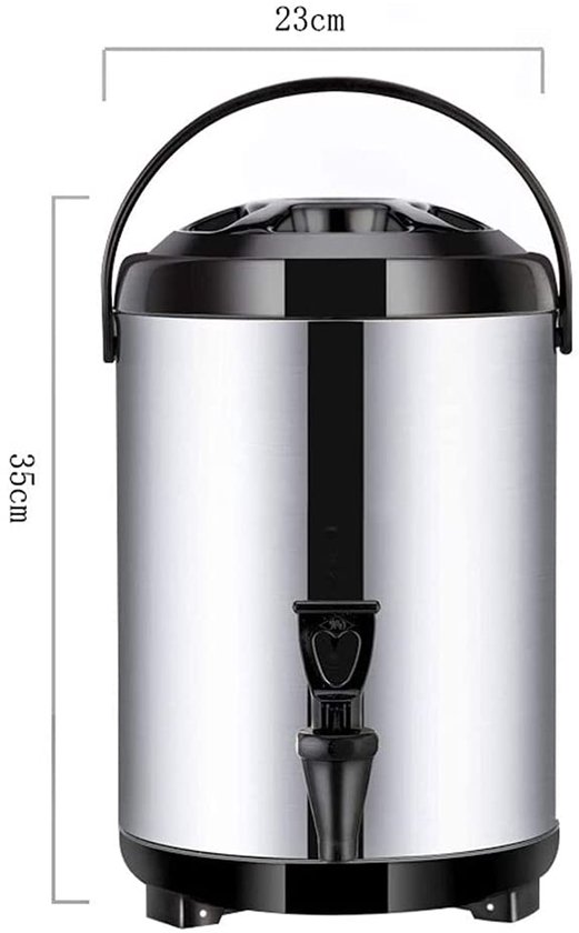 Stainless Steel Coffee Urn Insulated Barrel Commercial Large Thermos ...