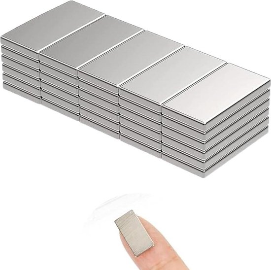 Rechthoekige neodymium-magneten - Extra Sterke Kleine Magneetjes ...