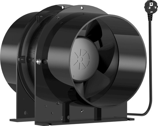 Geluidsarme 150 mm axiale buisventilator - 323 m³/u - energiebesparende ...