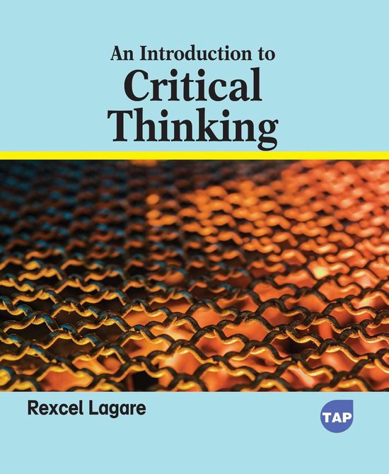 An Introduction to Critical Thinking, Rexcel Lagare | 9781779563156 ...