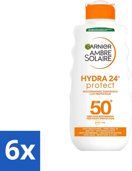 Garnier - Ambre Solaire - Zonnebrandcrème - SPF 50+ - Hydraterend - 200 ml -... | bol