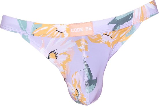 CODE 22 Secret Garden Thong Lavander - MAAT XXL - Heren Ondergoed ...