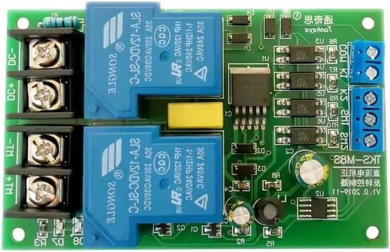 Motor forward and reverse control plate 30A 12V 24V DC motor driver modular circuit board | bol