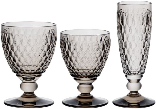 Wein- & Sektgläser Boston Coloured Set van 12 | bol