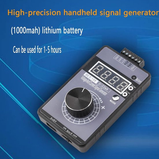 Handheld Signal Generator Voltage ±0-5-10V+ Current 0-4-20mA Analog ...