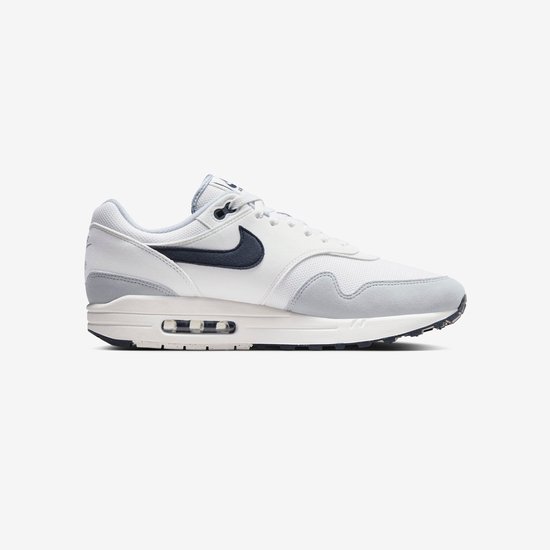 Nike Air Max 1 - Maat 39 - Wit / Grijs / Donkerblauw - Sneakers Unisex ...