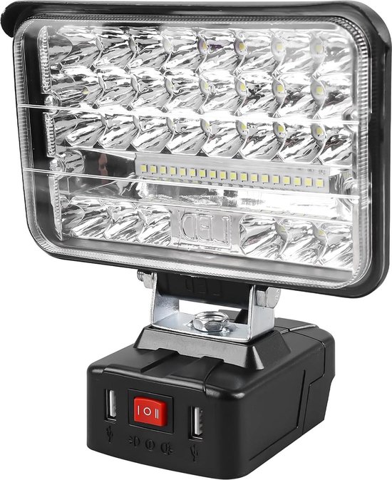 Acculamp draadloze led-werklamp - 127 cm - 48 W - draaibaar - draagbaar ...