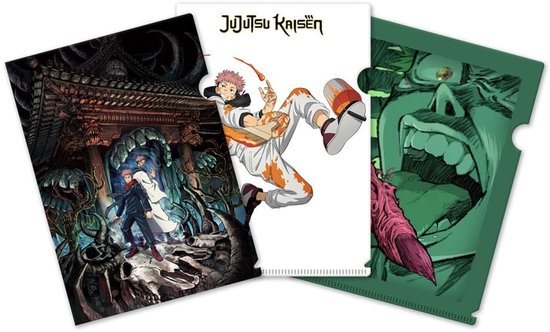 Sakami Merchandise Jujutsu Kaisen Clearfile 3-Set Itadori & Sukuna ...