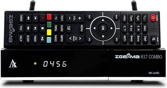 Zgemma H17 Combo UHD HEVC - 4K Satelliet & Kabel Ontvanger - DVB-S2/S2X + DVB-T2/C... | bol