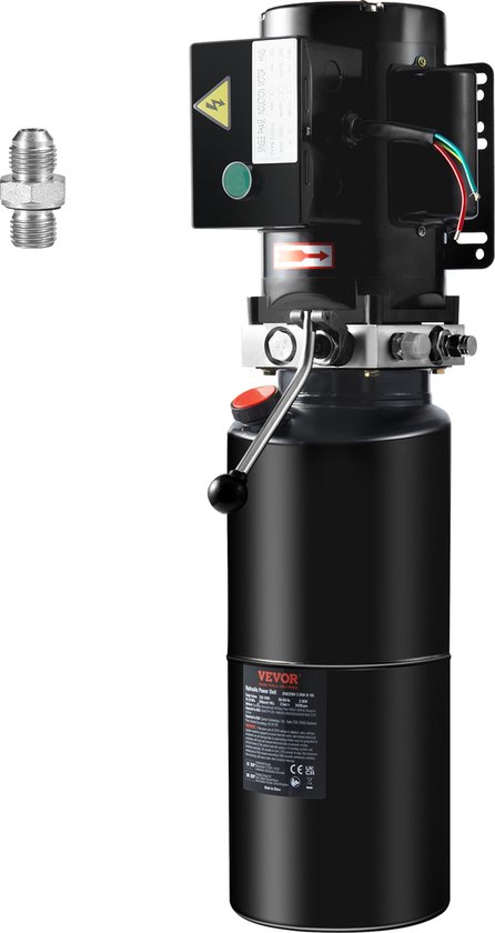 VEVOR 220V Hydraulische Pomp, Vermogen 2200 W,10 L Roestvrijstalen Tank ...
