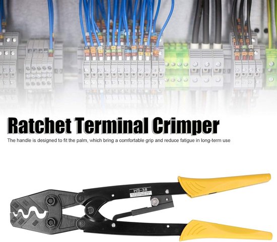 Ratel krimptang adereindhulzen HS-38 draadconnector krimptang ...