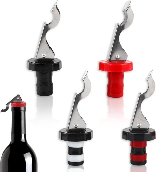 Flessendop - herbruikbare sluiting - 4 stuks | bol