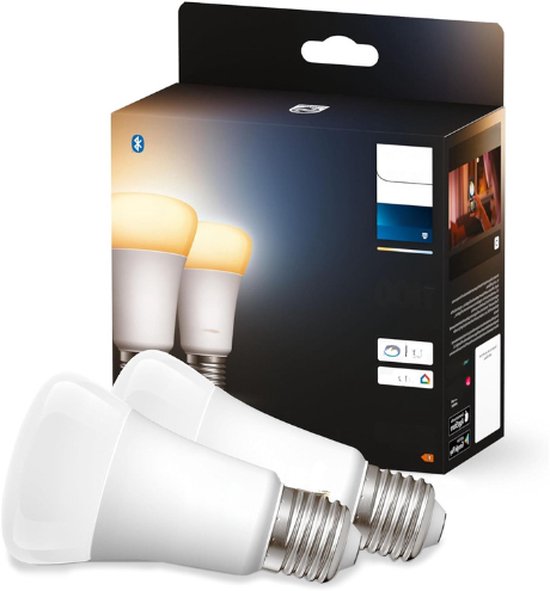 Standaard Lamp 2-Pack - E27 - Duurzame LED Verlichting - Smart Lamp ...