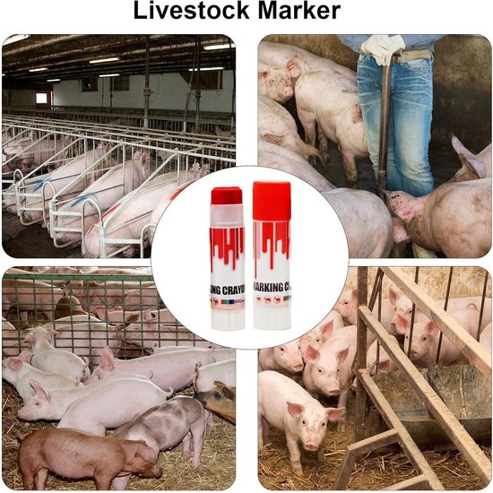 Animal Marking Pen - Sheep Marker Crayon - Livestock Marker Pen High ...