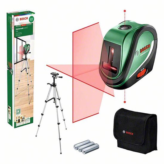 Bosch UniversalLevel 2 Set - Kruislijnlaser - Inclusief Statief ...