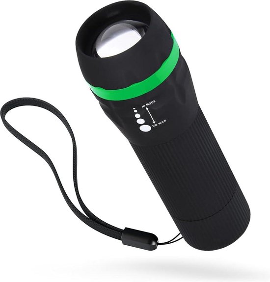 Kleine LED zaklamp op batterijen - Mini zaklamp met 60 lumen - Kindertaslamp voor... | bol