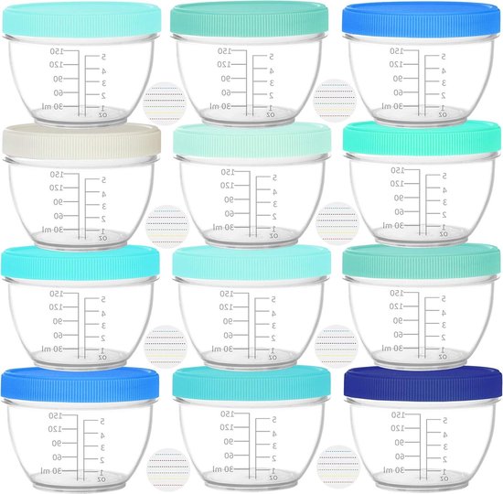 Content in 18-pack 180ML Container voor Babyvoeding - Herbruikbaar ...