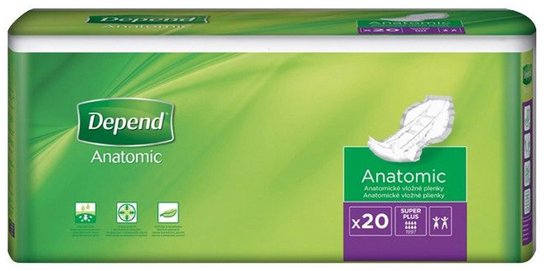 Depend anatomic super plus @ 20 st | bol