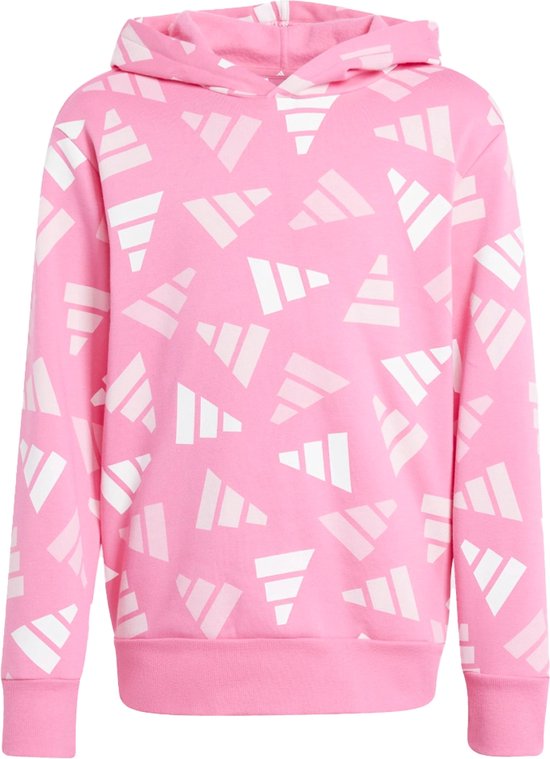 Adidas seasonal essentials logo celebration fleece hoodie in de kleur ...