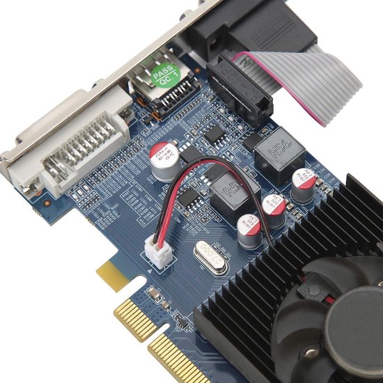 Grafische kaart HD6450 2G 64bit DDR3 graphics laag geluidsniveau met ...