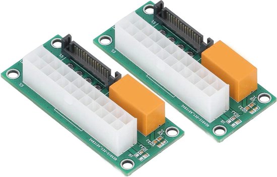 24PIN Power Supply Sync Starter SATA Dual PSU Adapter Jumper - BTC ...