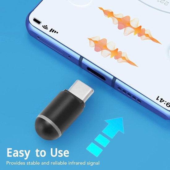 Mini Smartphone IR Afstandsbediening Adapter USB C - Infrarood Blaster ...