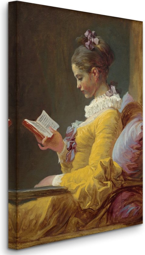 Jean-Honoré Fragonard - La Liseuse - La Liseuse (1770) - 3:2 | bol