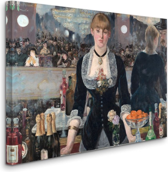 Édouard Manet - A Bar at the Folies-Bergère - Een bar in de Folies ...