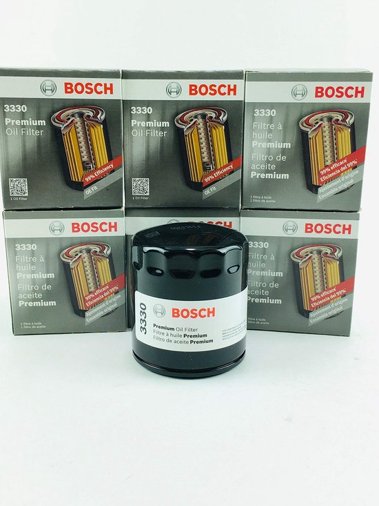 Set of 6 Engine Oil Filter Bosch 3330 Chevrolet Metro | bol