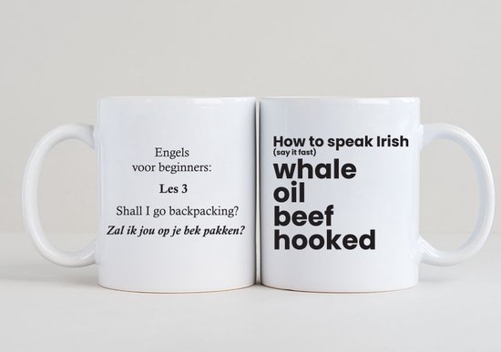 2 Leuke Engelse Mokken - taal - spelling - grappig | bol