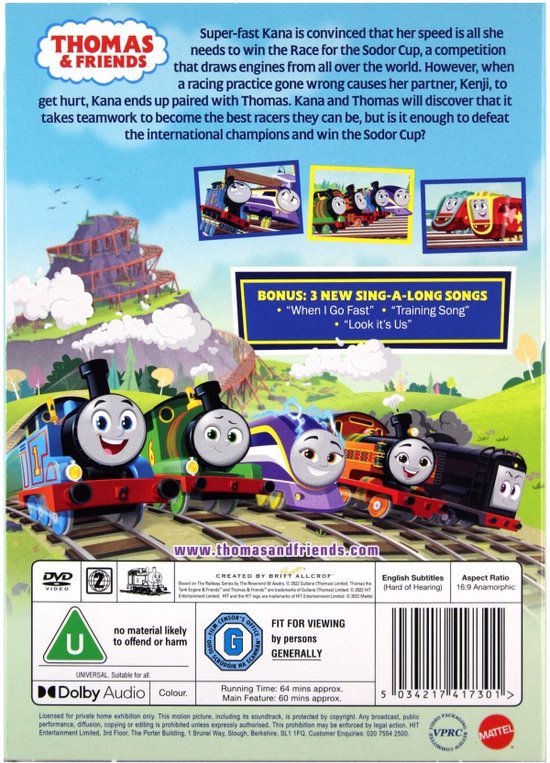 Thomas & Friends: Race For The Sodor Cup (DVD) (Dvd), Henri Charles ...