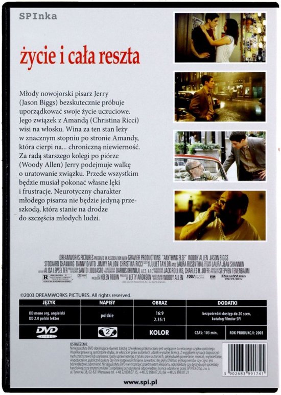 Anything Else [DVD] (Dvd), Jason Biggs | Dvd's | bol