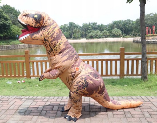 Dino pak - opblaasbaar kostuum - T- Rex - 250 cm hoog | bol