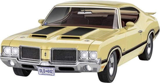 Revell Modelbouwpakket Auto - 07695 1971 Oldsmobile 442 Coupe Plastic ...