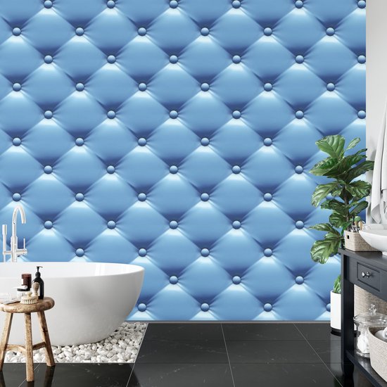 Fotobehang Gewatteerd Blauw | bol