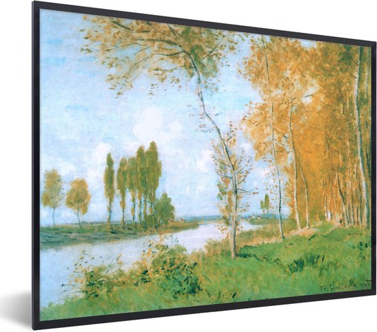Fotolijst incl. Poster - The Spring in Argenteuil - Schilderij van ...