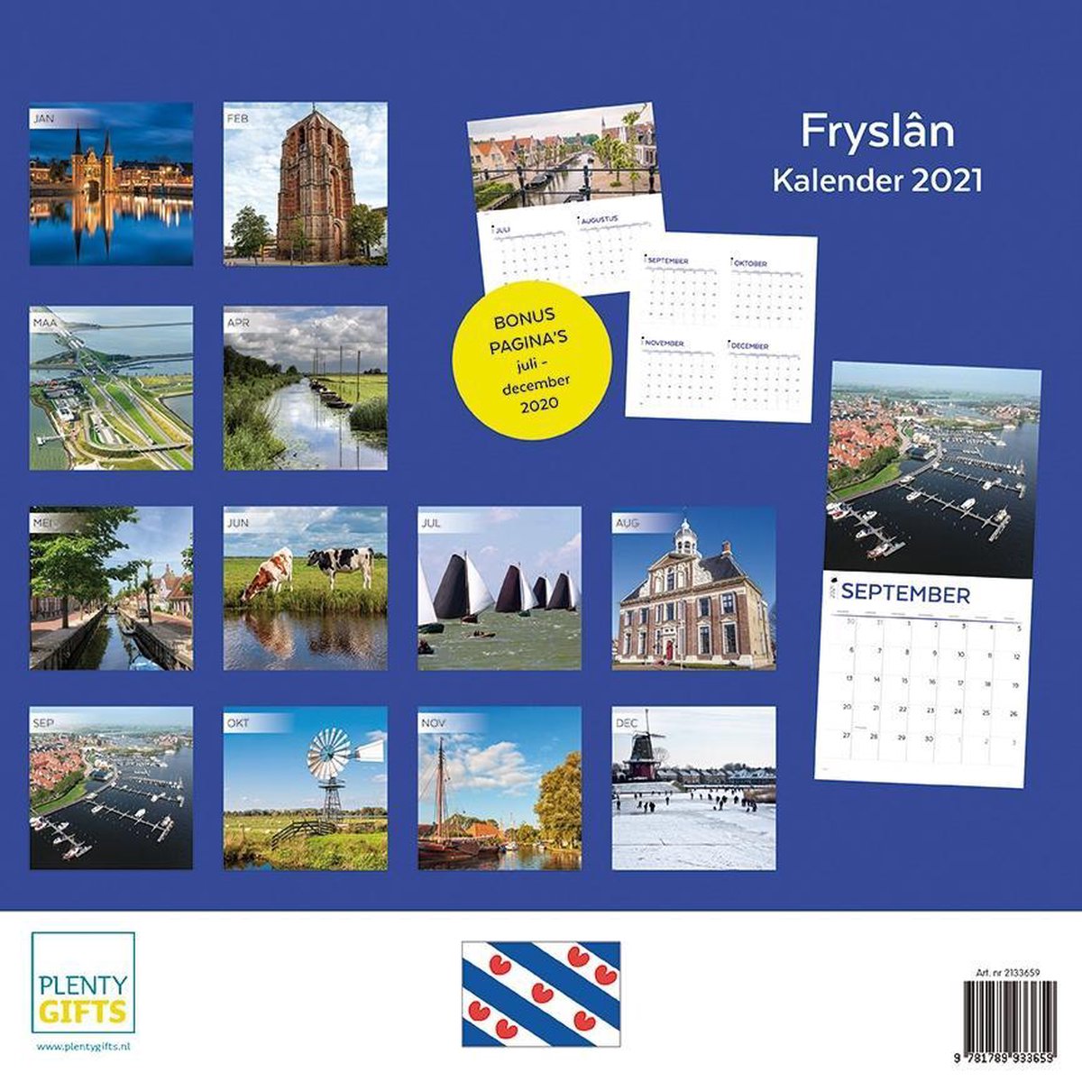 Friesland Kalender 2021 | bol.com