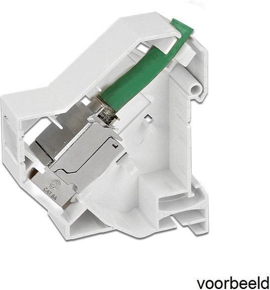 DIN-Rail houder voor 1 Keystone module (versie 2) / wit | bol.com