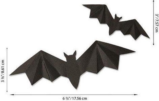 Sizzix Bigz Die - Dimensional Bats 664459 Josh Griffiths | bol.com