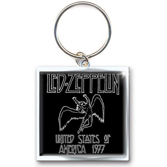 Led Zeppelin - 1977 USA Tour Sleutelhanger - Zwart | bol