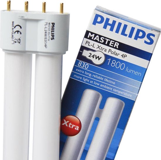 Philips MASTER PL-L Xtra Polar 24W - 830 Warm Wit | 4 Pin. | bol.com