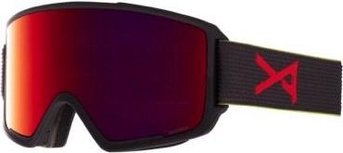 Anon M3 + Bonus Lens black pop PERCEIVE Sunny Red Skibril | bol.com