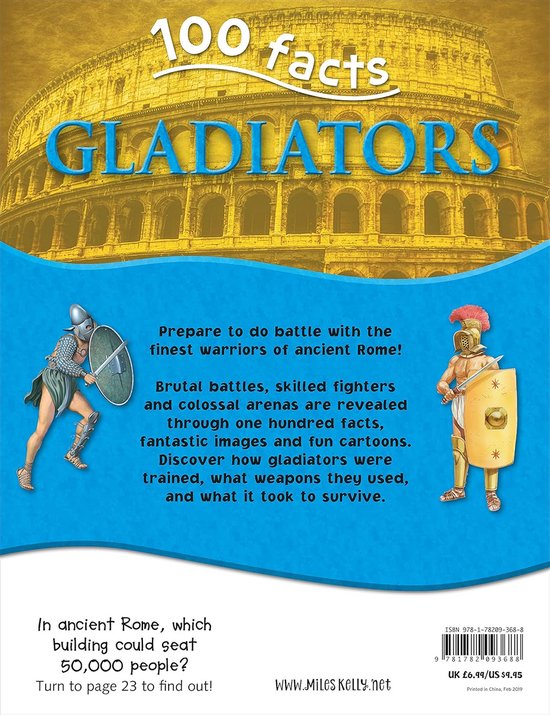 100 Feiten over Gladiatoren: Projecten, Quizzen en Leuke Feiten | bol