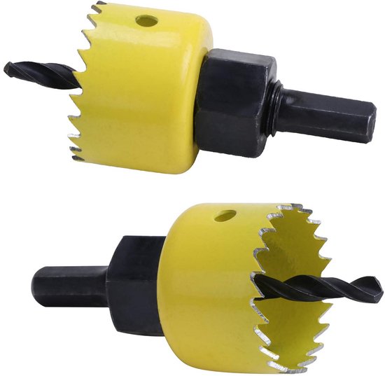 Gatzagset 17 Delen (19mm - 127mm) voor Hout en Kunststof - Inclusief ...