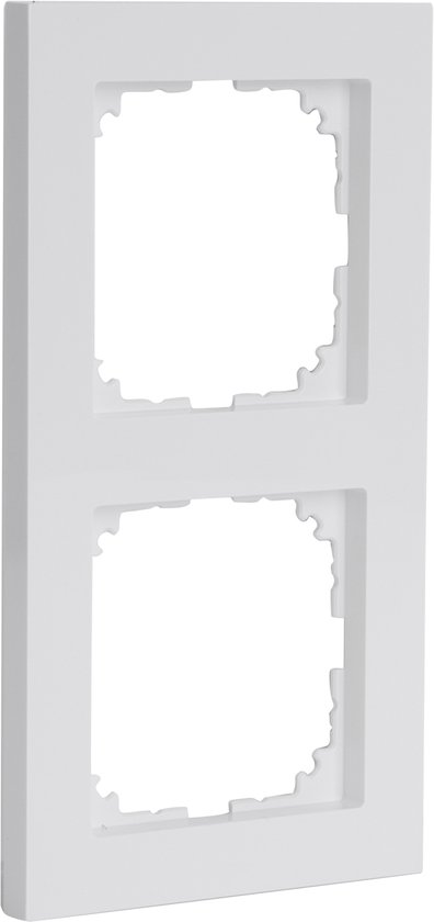 Merten System M Pure afdekraam - inbouw - 2-voudig - actief wit | bol