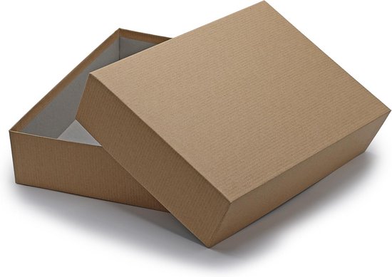 Opbergdozen DIN A4 302 x 213 x 70 mm - Stevig Kraftpapier - 30 stuks | bol