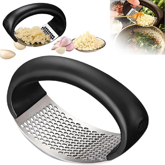 Innovatieve Garlic Press RVS Knoflookpers met Dunschiller - Eenvoudig ...