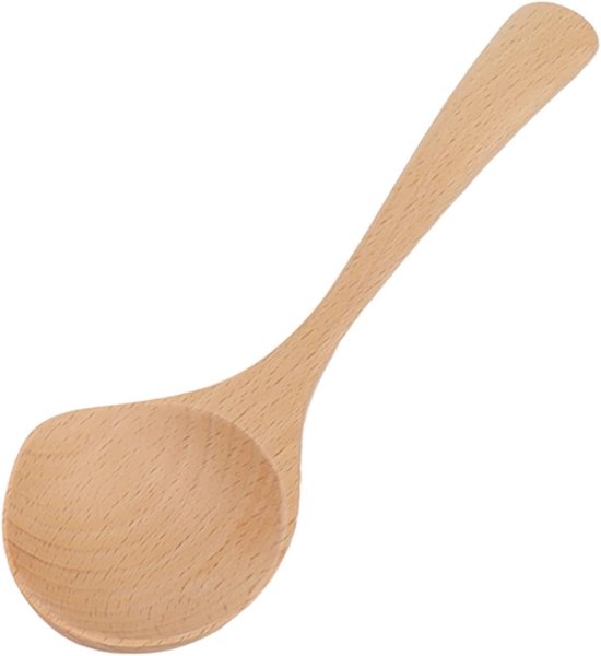 Houten Pollepel - Lange Steel - Handgemaakt - 8 Inch - Groot - Diep ...